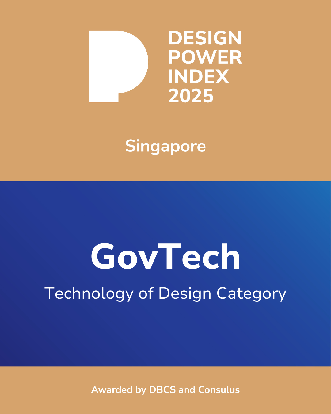 GovTech admitted into the 2025 Design Power Index – Design Business Chamber Singapore